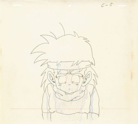 Akira Toriyama | Original animation drawing of San Gohan (1989 - 1996 ...