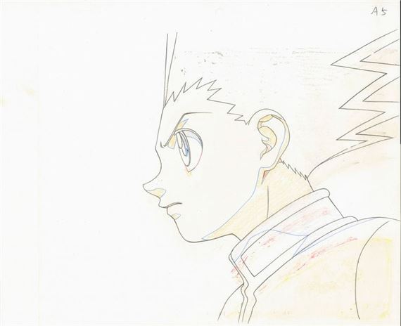Yoshihiro Togashi | Original animation drawing of Gon (1999) | Artwork ...