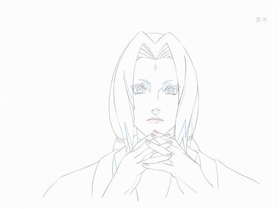 Masaki Kishimoto | Original animation drawing of Tsunade | MutualArt
