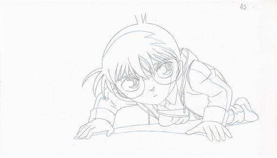 Gosho Aoyama | Original animation drawing of Conan (1994) | Compare ...