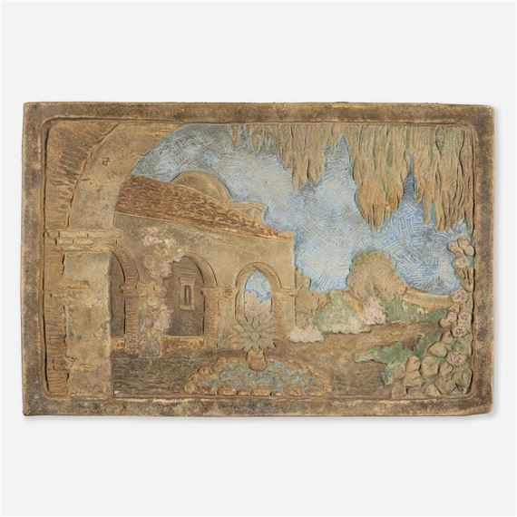 Ernest Batchelder | Large California Mission tile (1920) | MutualArt