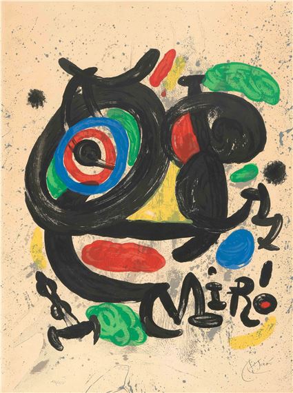 Joan Miró | Affiche pour l'exposition Sculpture (vor der Schrift ...