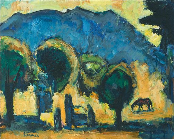 Carl Walter Liner | Am Brunnen | MutualArt