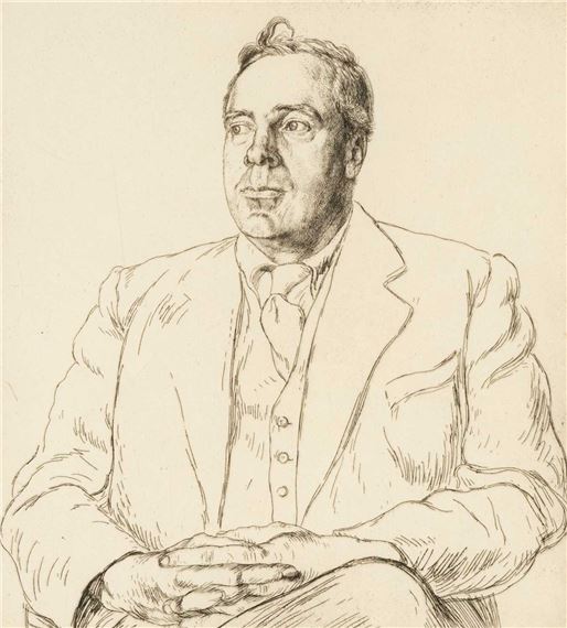 Edgar Holloway | Portrait of a Seated Gentleman (1934) | MutualArt