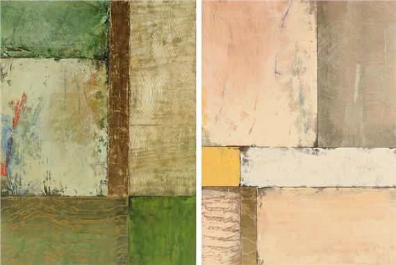Robert Rector | Green and Copper (Untitled), and Yellow, White and ...