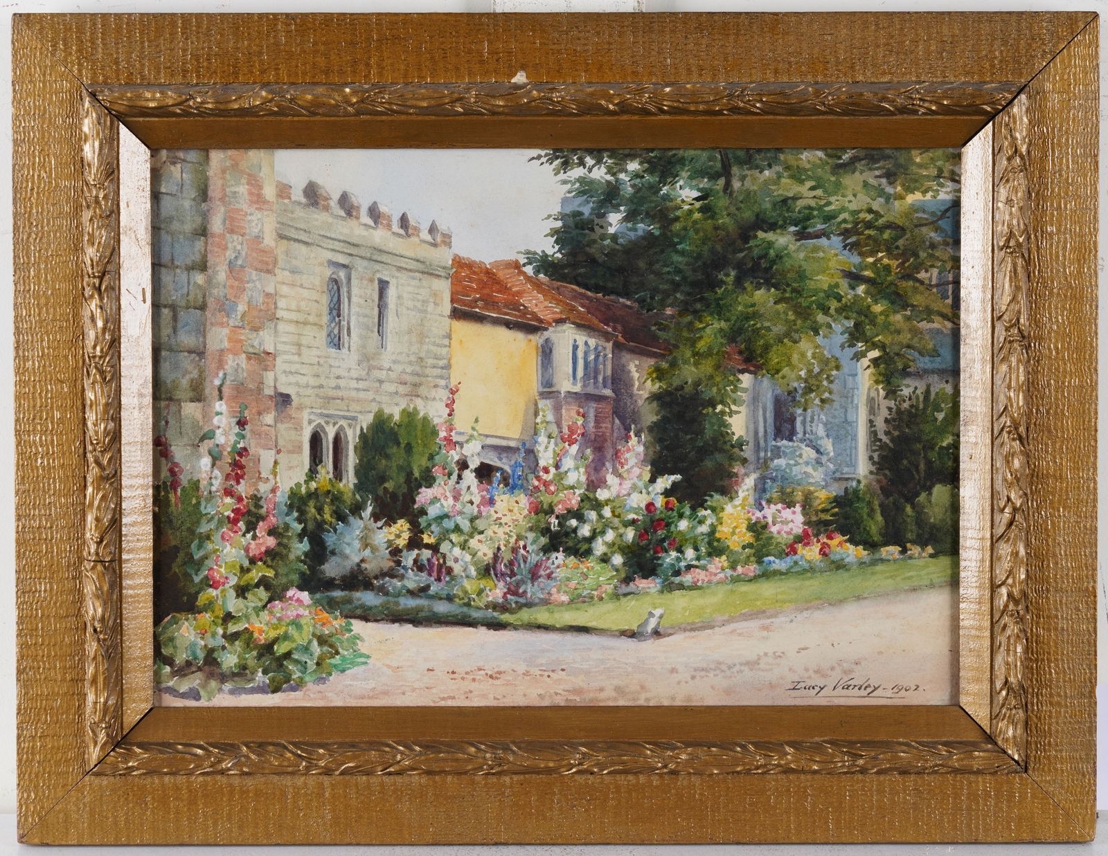 Lucy Varley | Garden scene (1902) | MutualArt