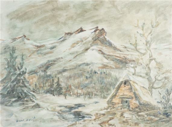 Rémy Avit | Chalet en montagne | MutualArt