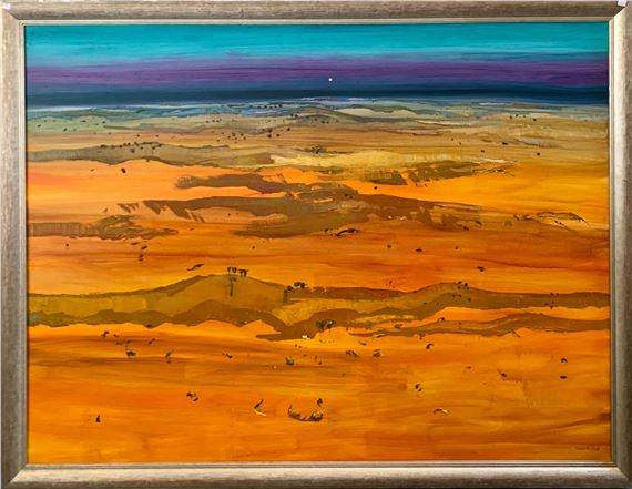 Peter Davidson | Desert Moonlight Evening | MutualArt