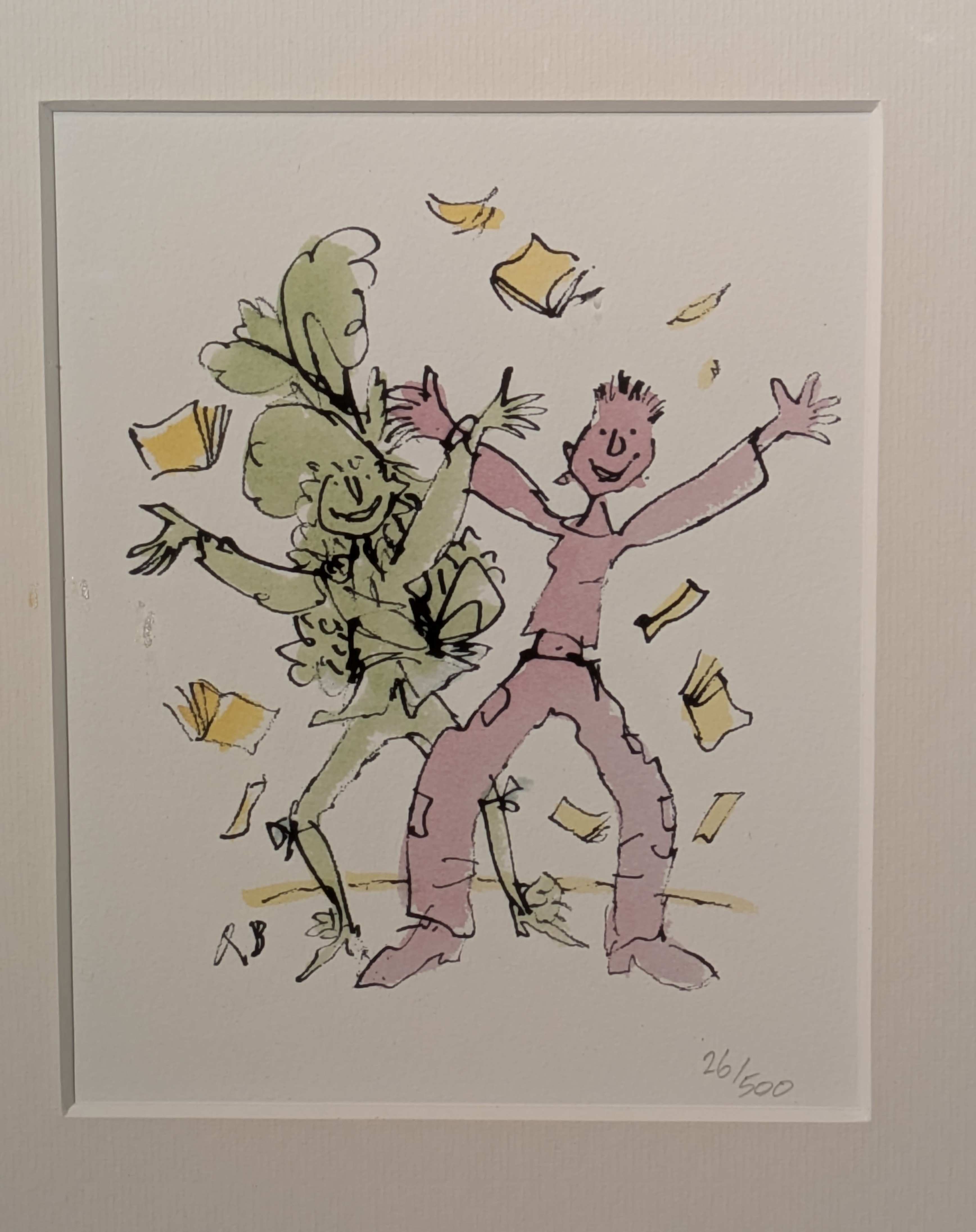 Quentin Blake | Mrs Jordan in a Breeches role with a modern counterpart ...