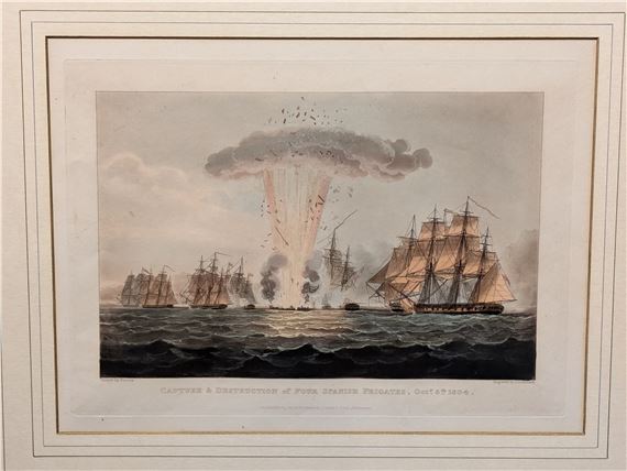 Thomas Sutherland | Capture & Destruction of Four Spanish Frigates ...