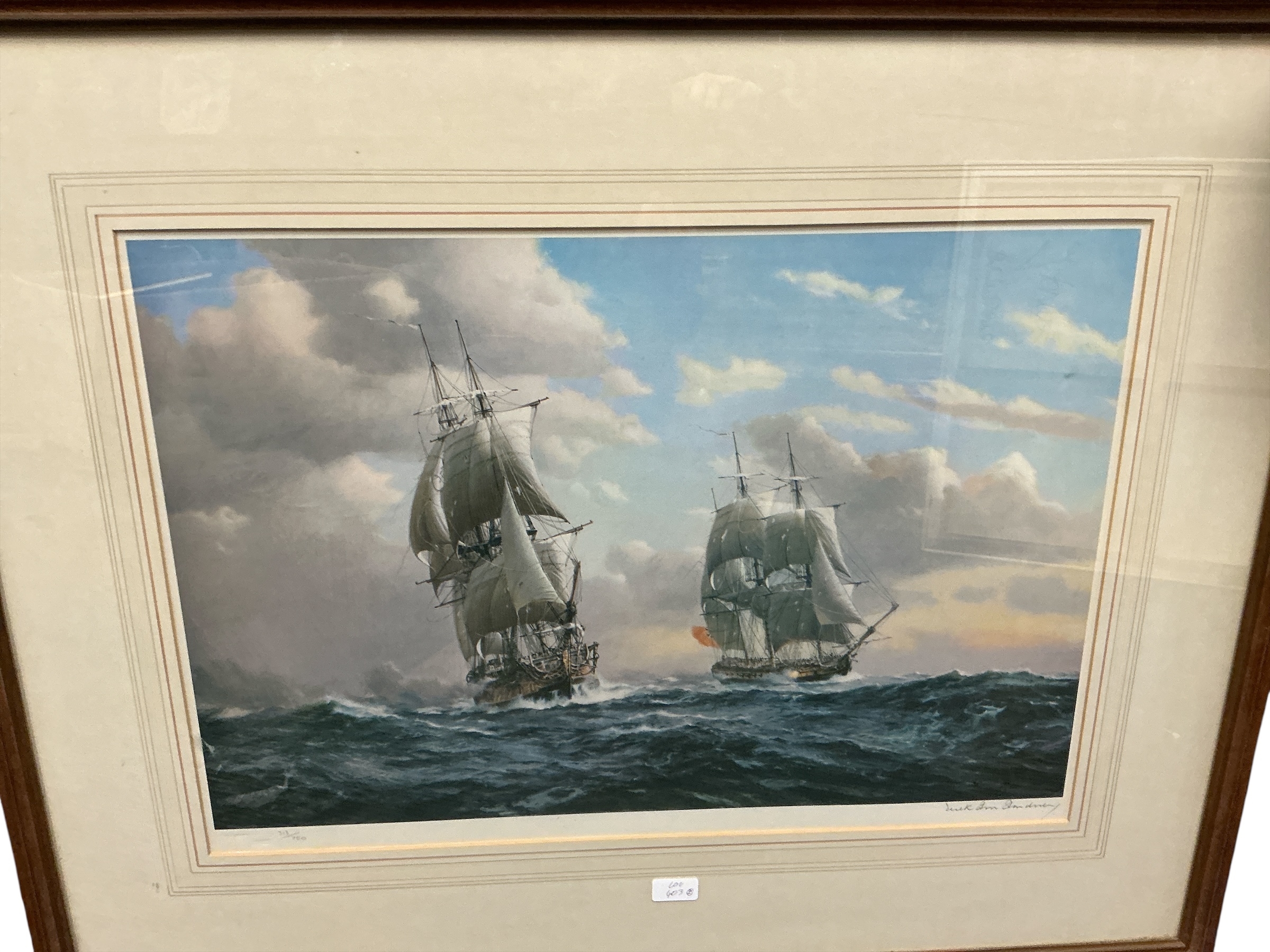 Derek Gardner | Maritime lithograph | MutualArt