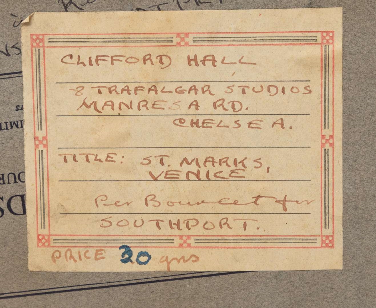 Clifford Hall | San Marco square, Venice | MutualArt