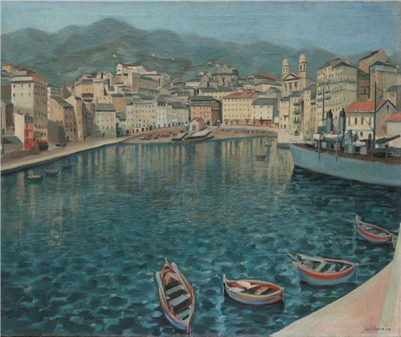 Jack Hamel | View on the Old Port of Bastia with the St Jean-Baptist ...