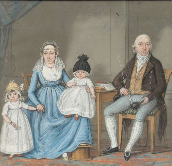 Rienk Jelgerhuis | Family portrait of Dirk van de Velde and Petronella ...