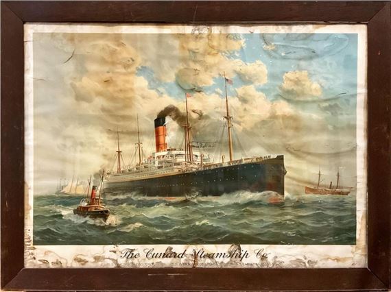 Fred Pansing | Antique Cunard Steamship Poster (1903) | MutualArt