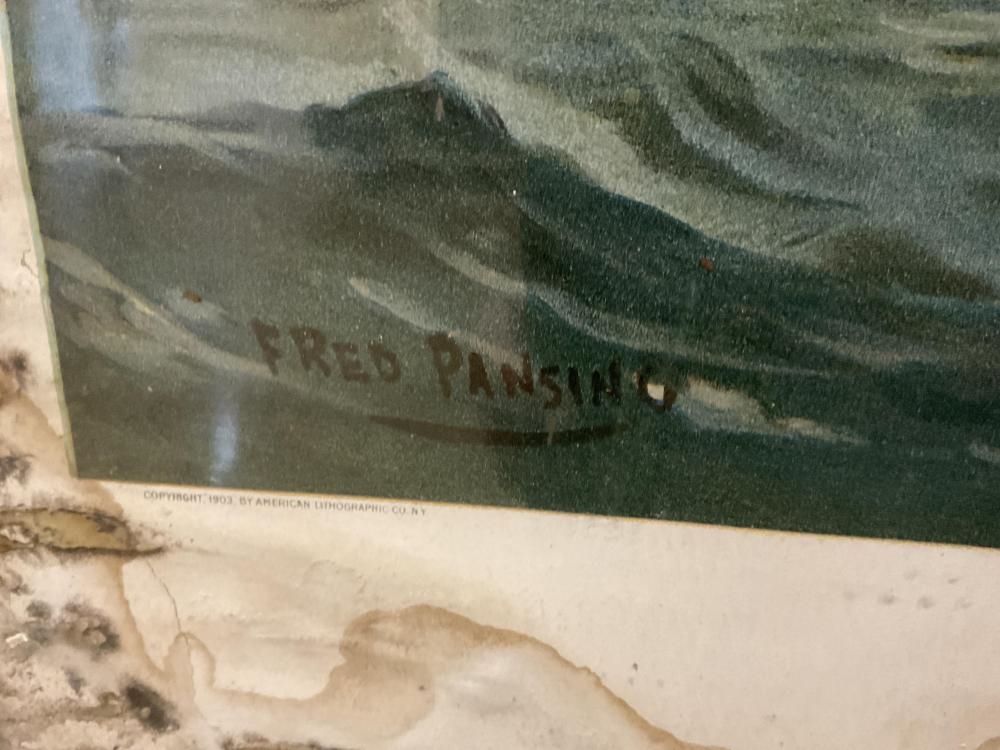 Fred Pansing | Antique Cunard Steamship Poster (1903) | MutualArt