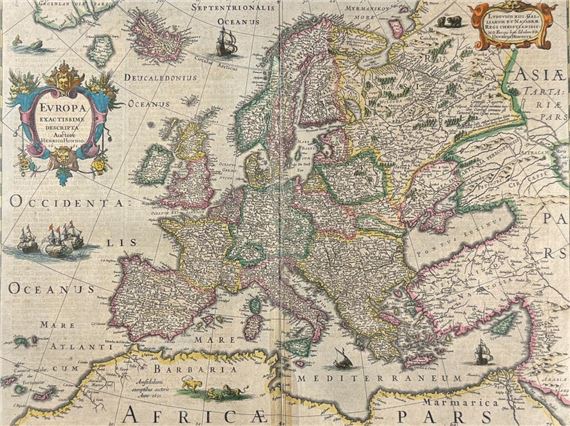 Gerard Mercator | Map of Europe | MutualArt