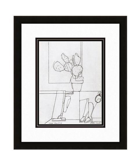 Valerio Adami | Scena Domestica (1975) | MutualArt