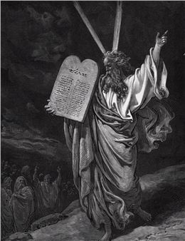 Gustave Doré | Moses with the Tablets (1880) | MutualArt