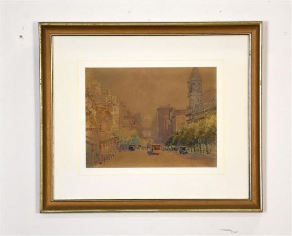 George Hyde Pownall | Collins St | Compare similar artworks | MutualArt