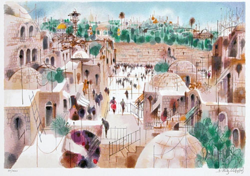 Shmuel Katz | The Jewish Quarter | MutualArt