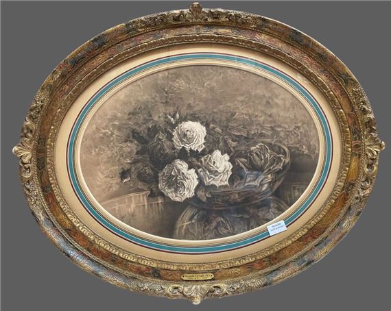 Pierre Alexis Lesage | Cup of roses | MutualArt