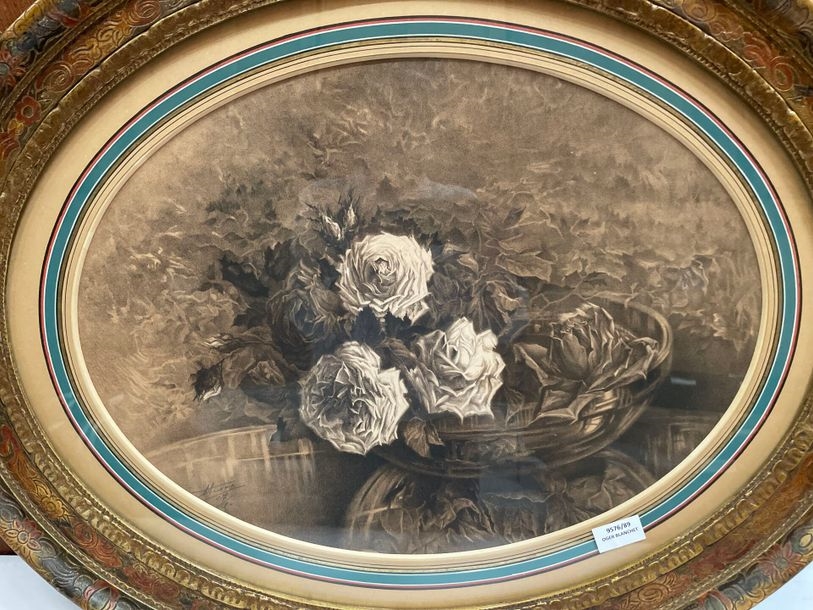 Pierre Alexis Lesage | Cup of roses | MutualArt