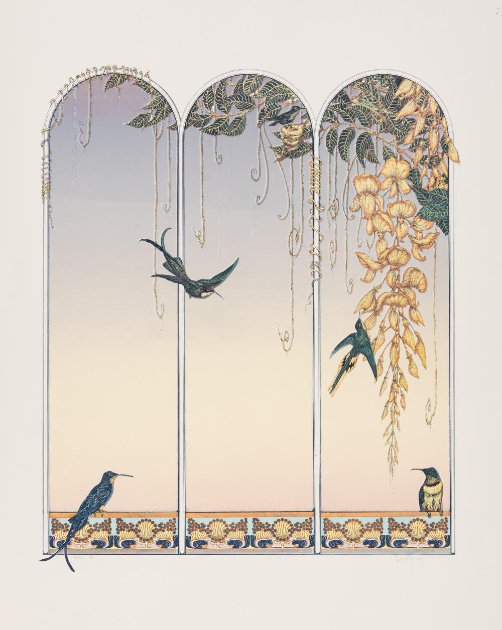 John Paul Morgan | Untitled - The Hummingbirds I | MutualArt