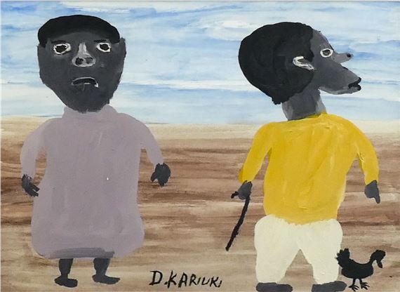 Daniel Kariuki | Figures & Duck | MutualArt