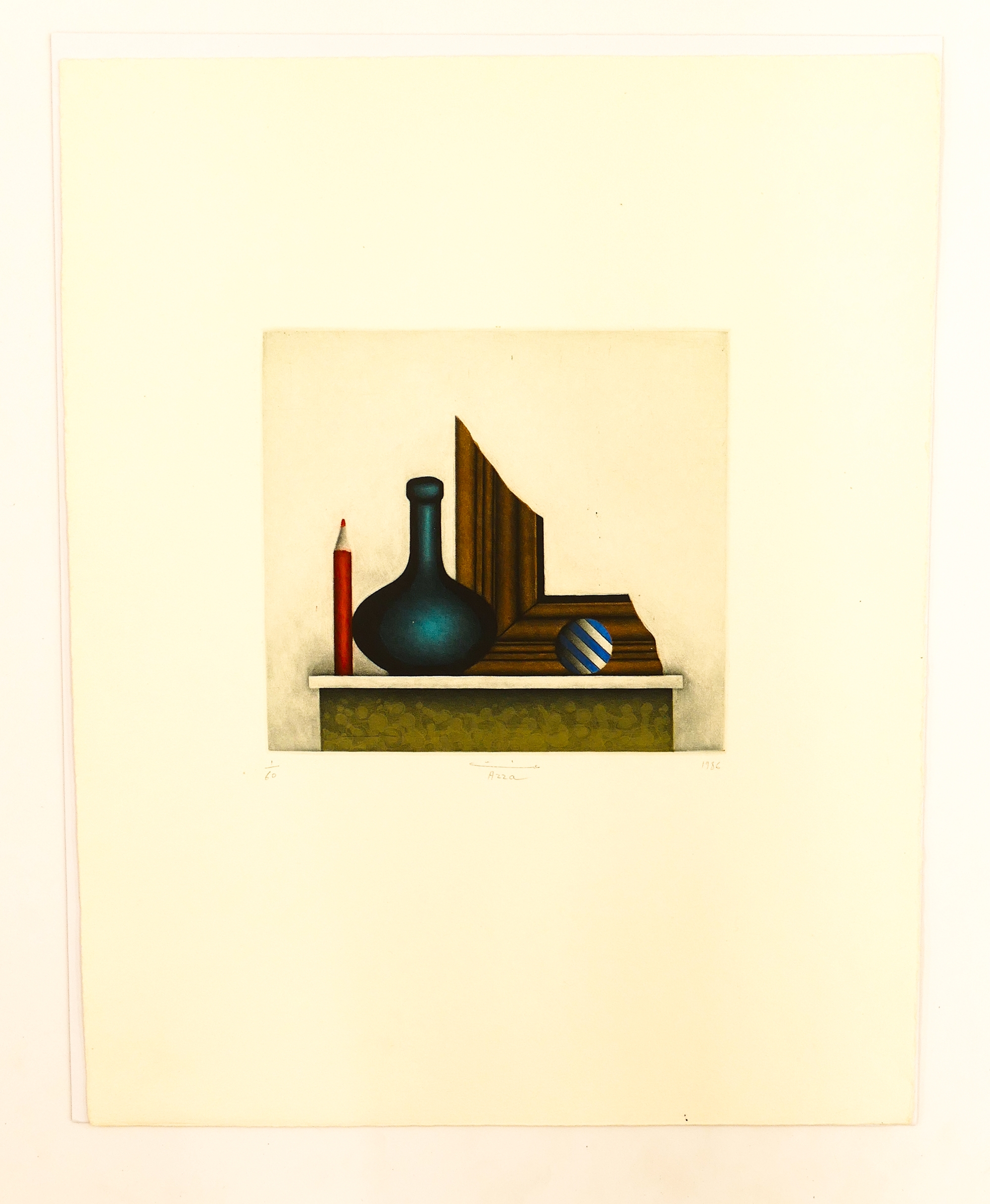 Hachmi Azza | Still Life w/ Frame (1986) | MutualArt
