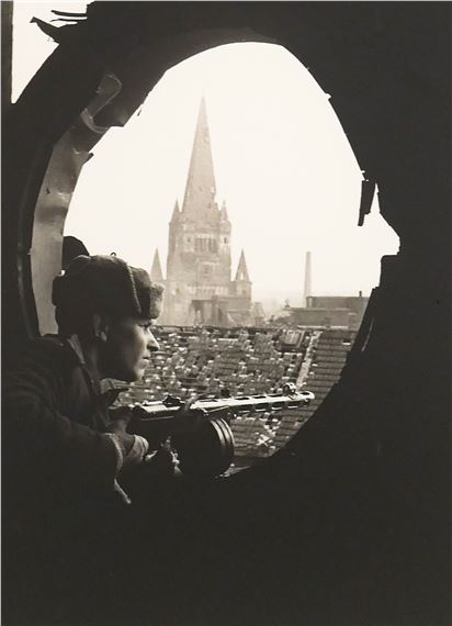 Dmitri Baltermants | Guarding the Captured Town 1945 | MutualArt