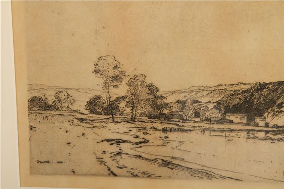 Leonard Russell Squirrell | a river view | MutualArt