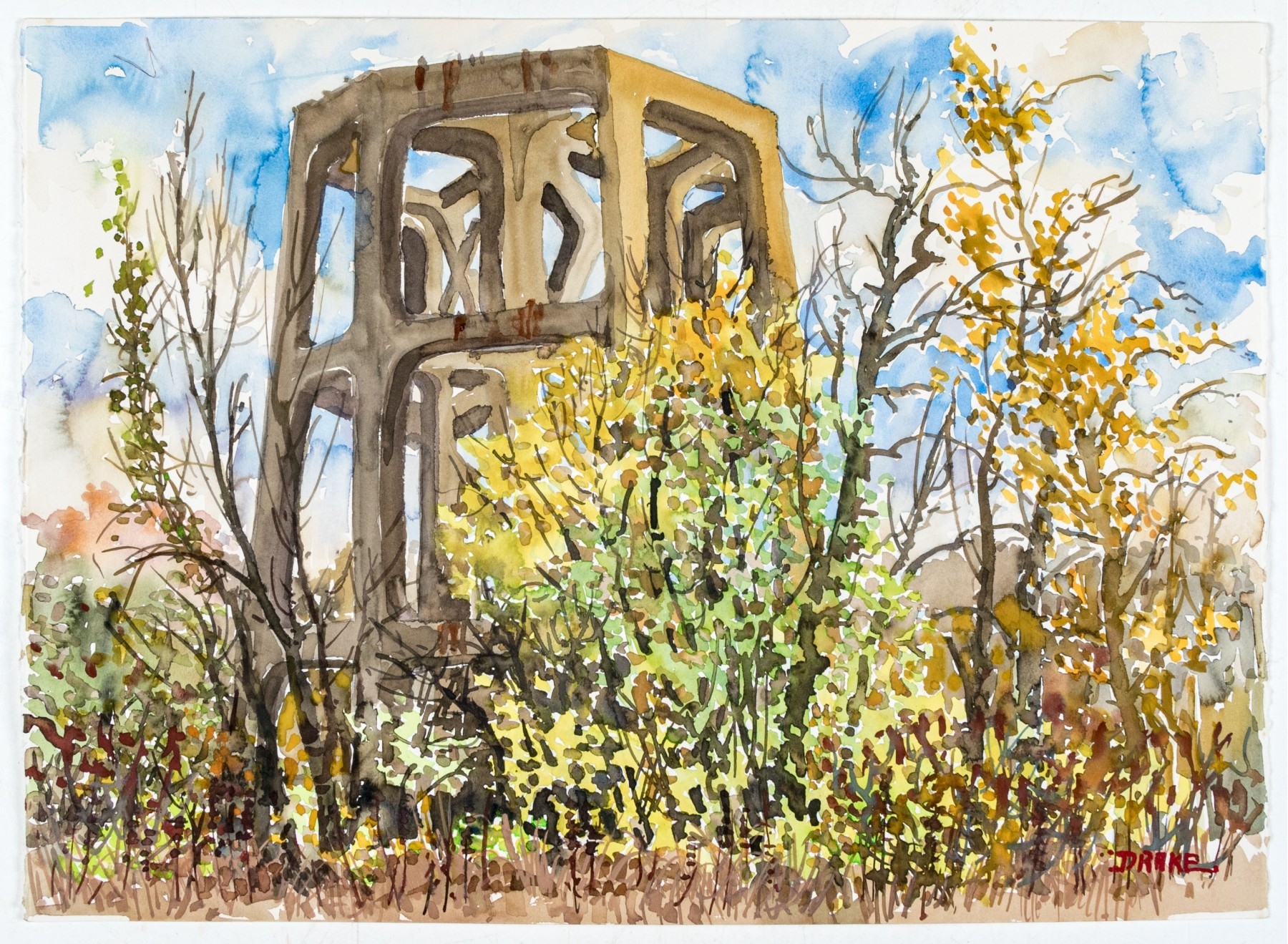 William L. Drake | Water Tower Maybrook NY (87) | MutualArt