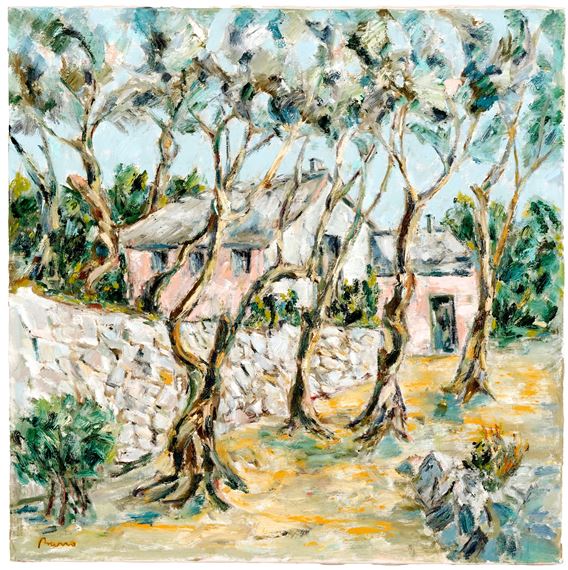 Guido Basso | Paesaggio con alberi | MutualArt