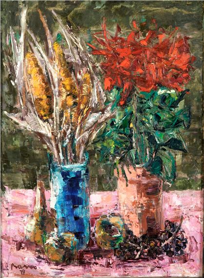 Guido Basso | Vaso con fiori | MutualArt
