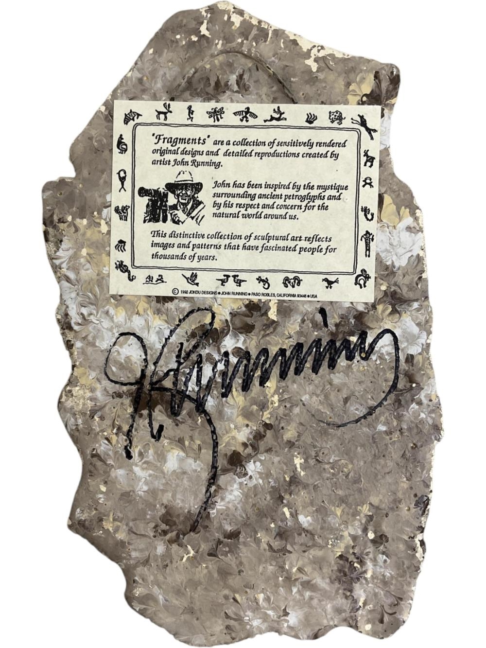 John Running | Composite Petroglyph Fragments | MutualArt
