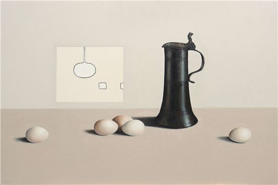 Liam Belton | French Flagon with Five Eggs | MutualArt