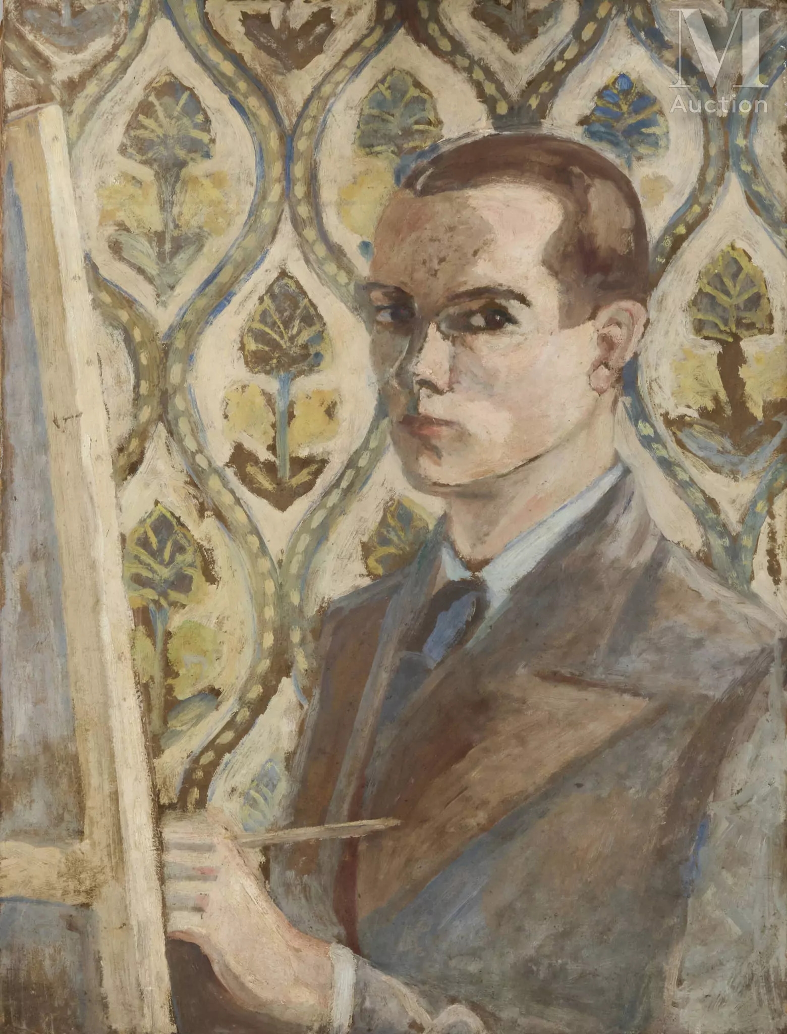 French School, 20th Century | Autoportrait au chevalet | MutualArt