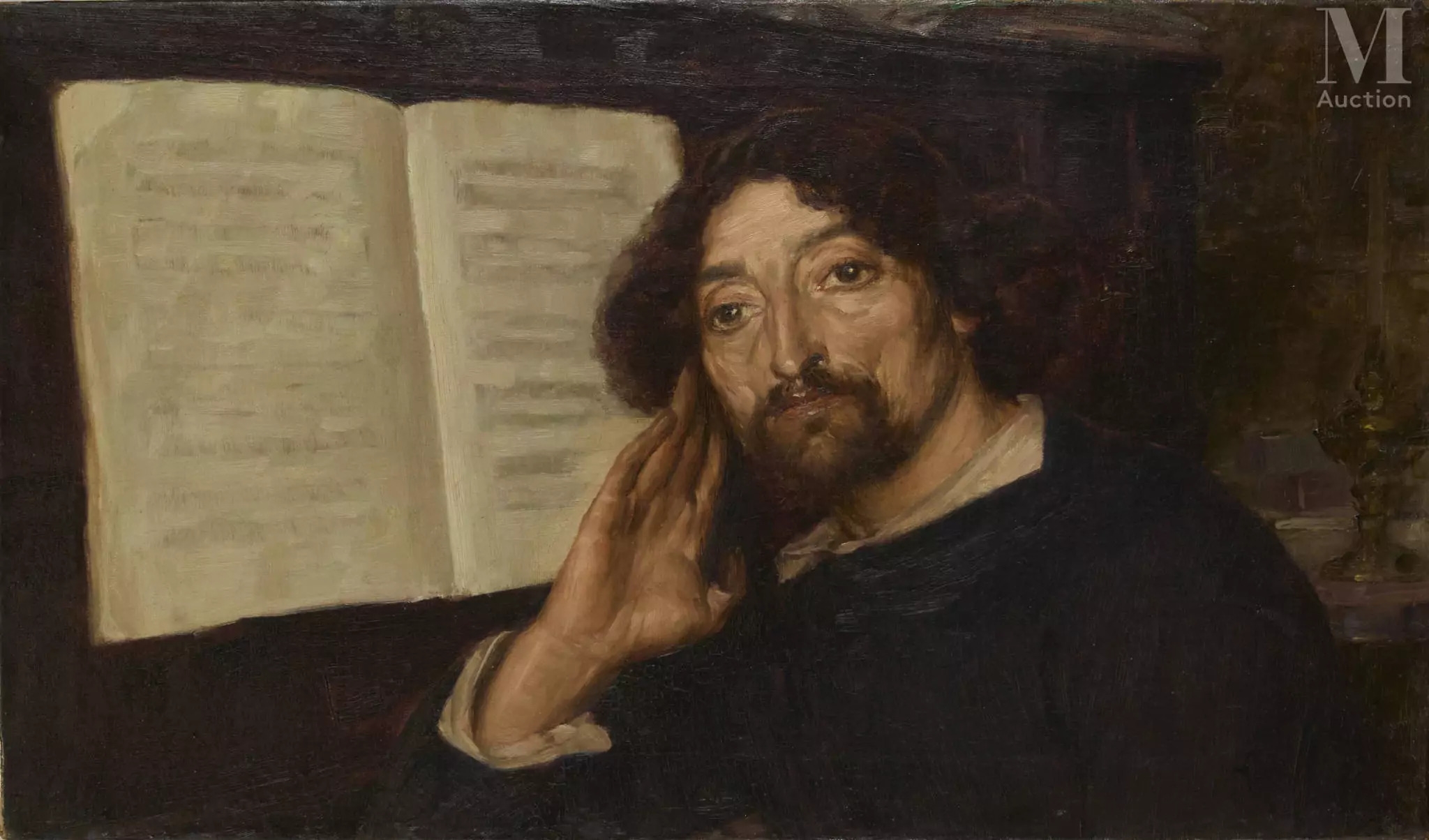 French School, 19th Century | Portrait de musicien | MutualArt
