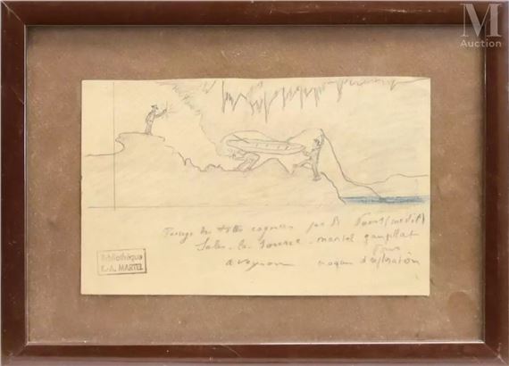 Édouard Alfred Martel | Croquis d'exploration de Salles-la-Source (1890 ...