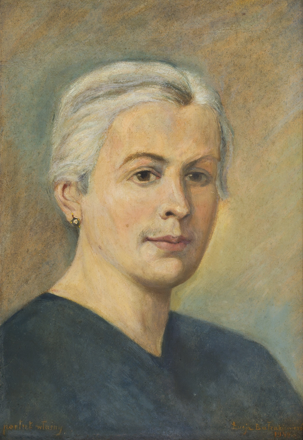 Łucja Bałzukiewicz | Self-portrait (1949) | Compare similar artworks ...
