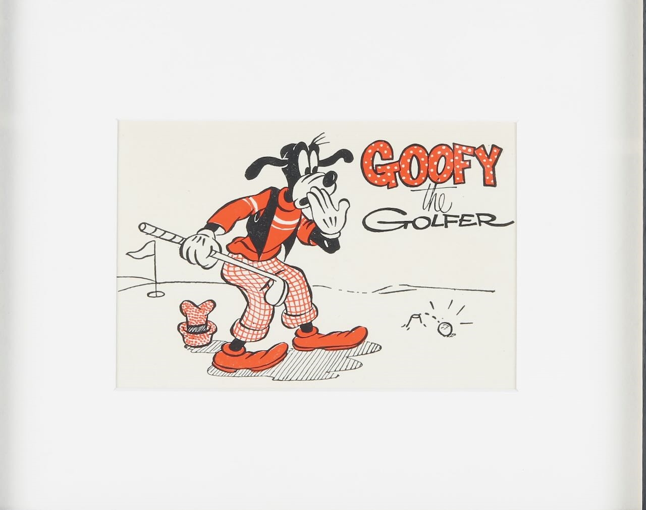 Walt Disney | Goofy the Golfer; Donald Duck on a bicycle; Mickey ...