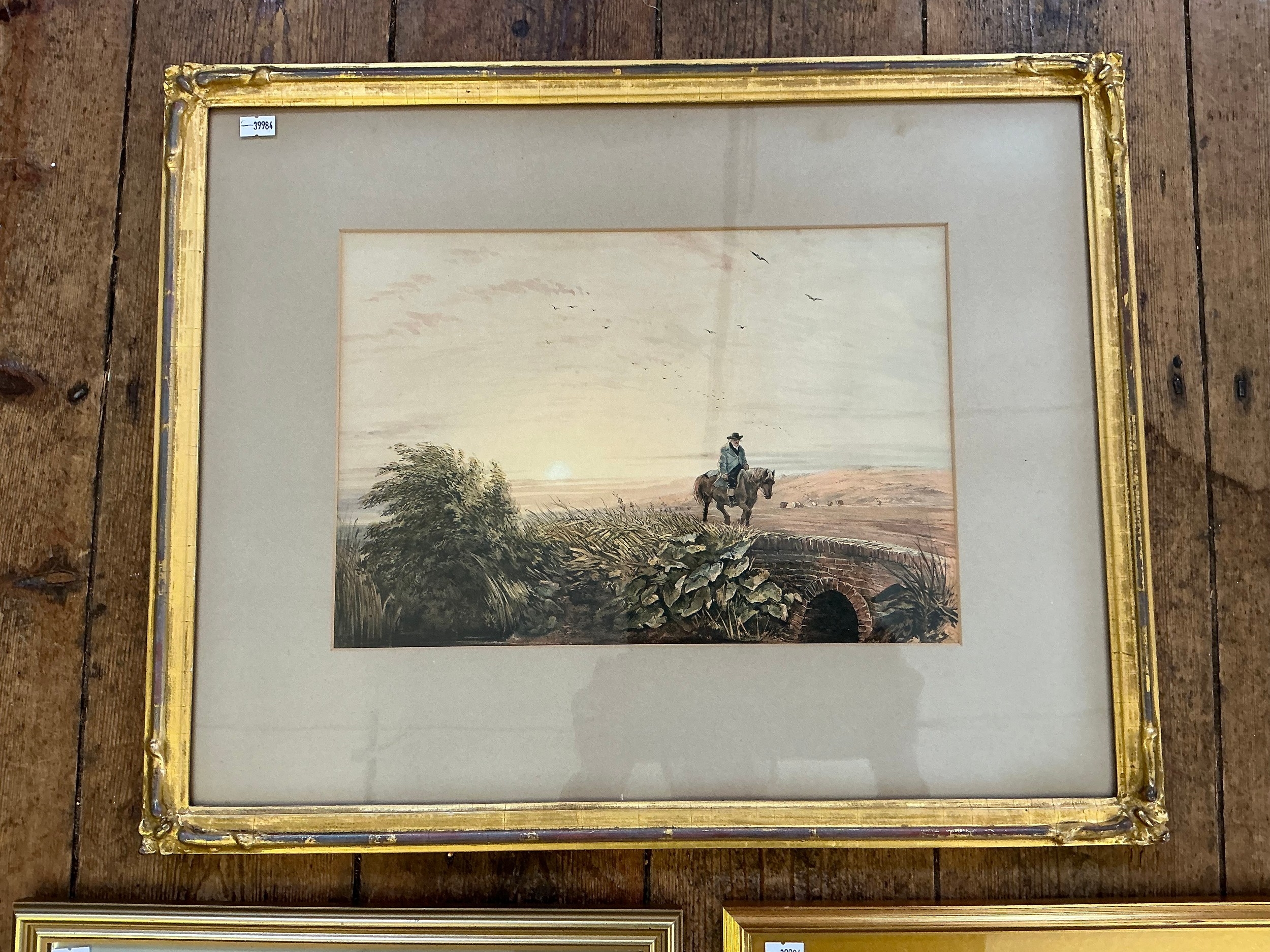 David Cox Sr. | Water Colour of a Moreland bridge | MutualArt