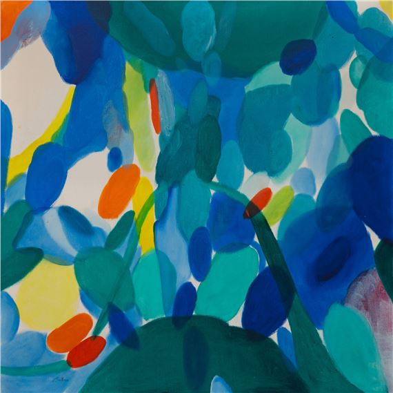 Alice Baber | Green Around Green (1966) | MutualArt