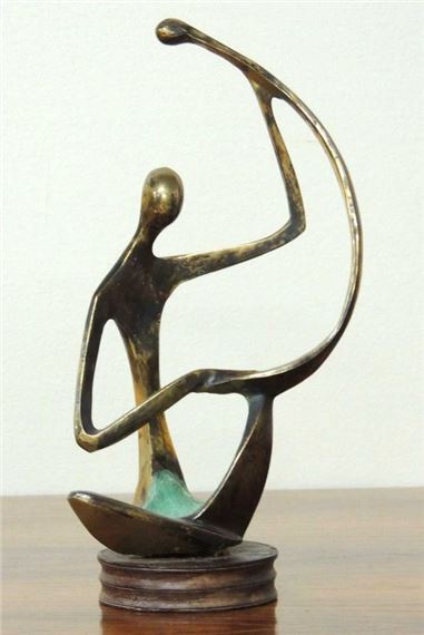 Stephen Broadbent | POLISHED BRONZE SCULPTURE OF A MOTHER & CHILD ...