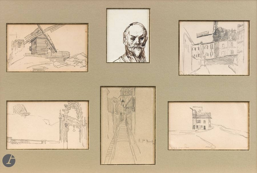 Théophile Alexandre Steinlen | Montmartre - Le Moulin de la Galette ...