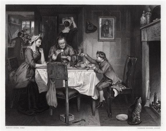 Marcus Stone | Watt's First Experiment (1868) | MutualArt