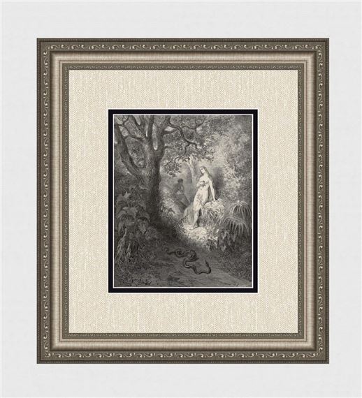 Gustave Doré | Eve and the serpent (Milton's Paradise Lost (1880 ...