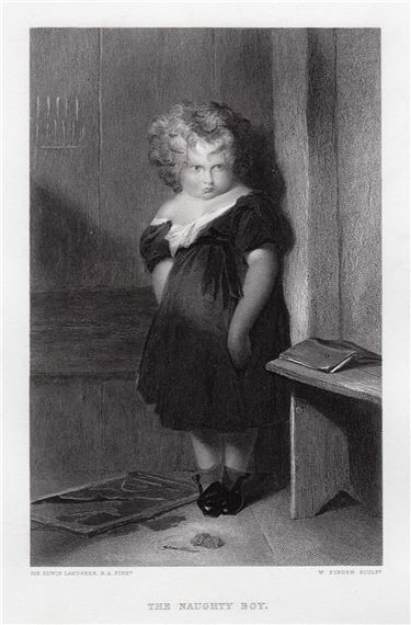 Landseer Edwin | The Naughty Boy (1879) | Compare similar artworks | MutualArt