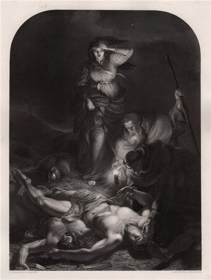 William Hilton the Younger | Finding The Body of Harold (1854) | MutualArt
